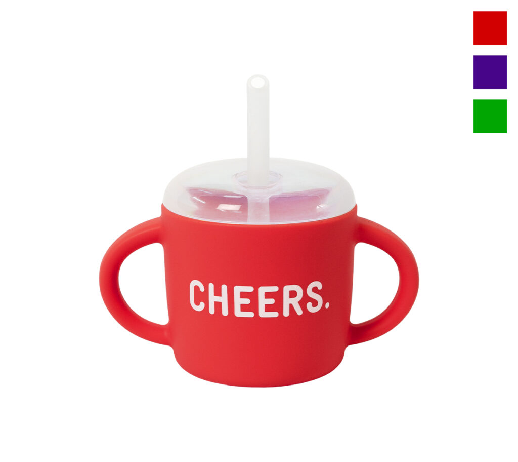 CHEERS Silicone Cup w/ Straw Lid – Fresh Baby | Nutrition Education ...