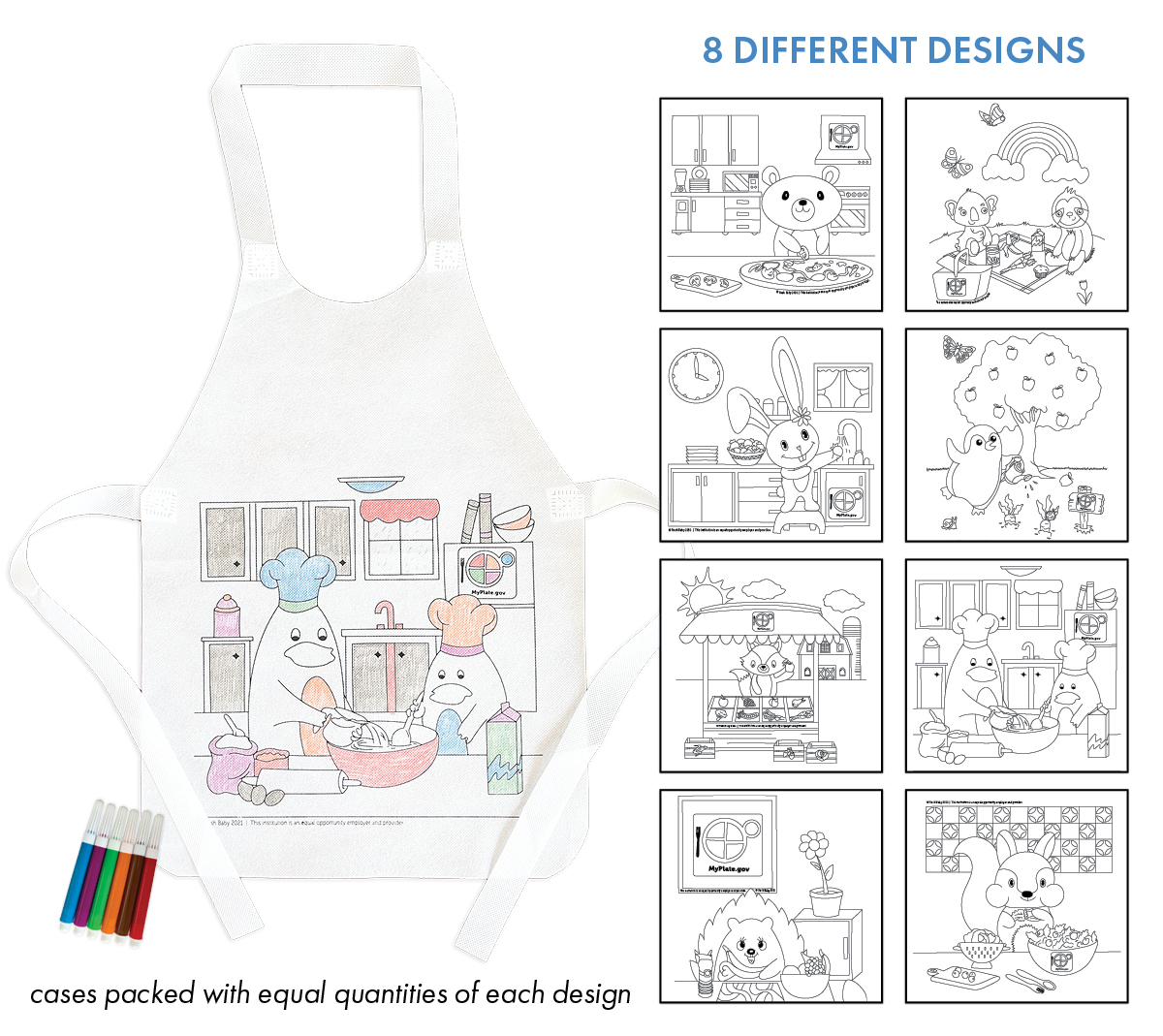 Color Your Own Apron
