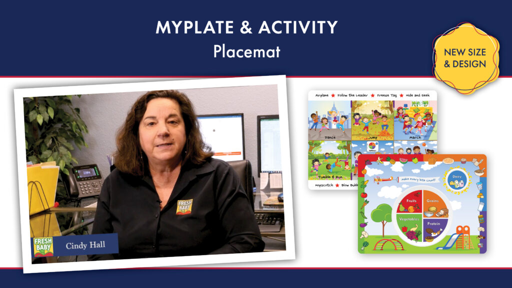 MyPlate and Activity Placemat – Fresh Baby | Nutrition Education ...
