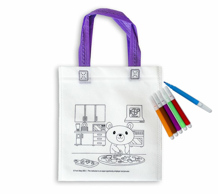 Color Your Own Bag & Marker Set – Fresh Baby | Nutrition Education ...